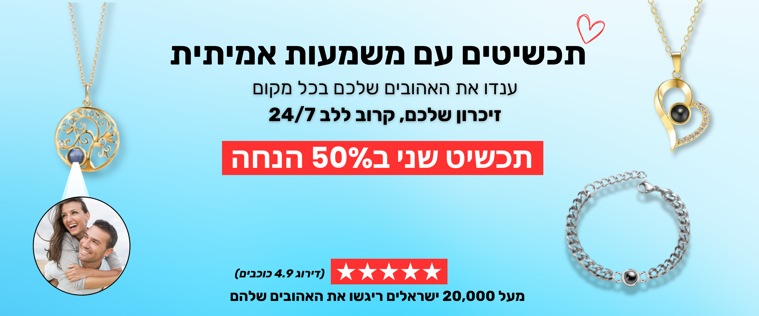 תכשיטים עם תמונה מוצפנת | צמידים ושרשראות – Remora Israel
