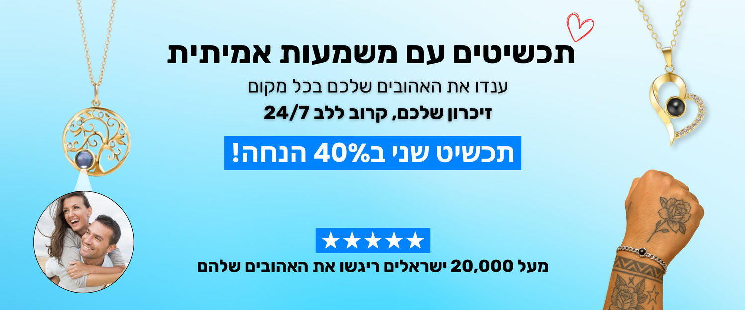 תכשיטים עם תמונה מוצפנת | צמידים ושרשראות – Remora Israel