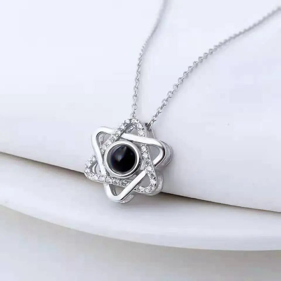 שרשרת מגן דוד - עם תמונה מוצפנת אישית – Remora Israel